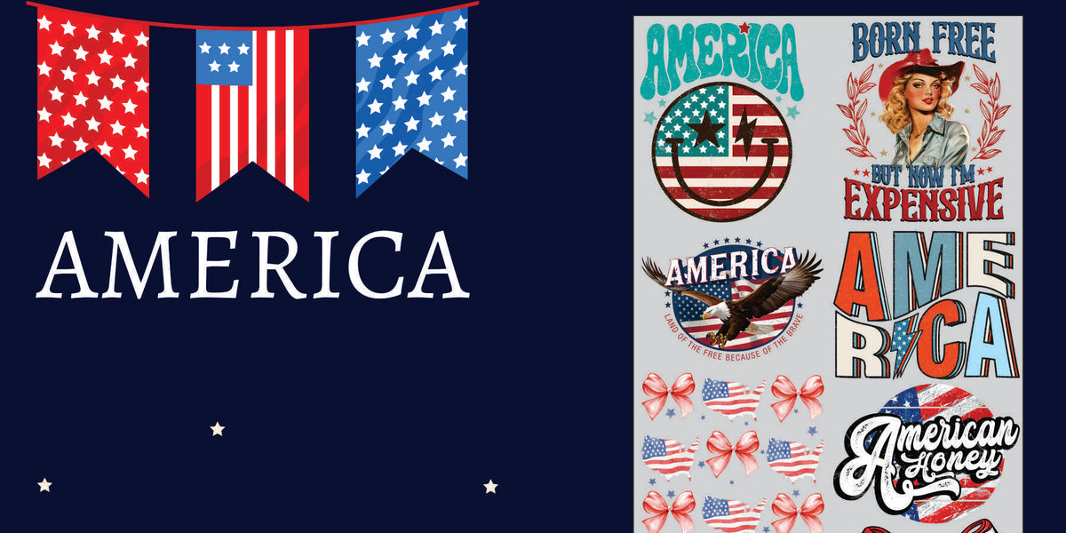 America 60" Gang Sheet DTF Transfer – Sweet Tee Transfers