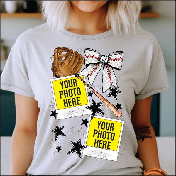 Polaroid Baseball with Double Frame DTF Transfer – Sweet Tee Transfers