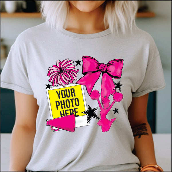 Polaroid Cheer in Pink DTF Transfer – Sweet Tee Transfers
