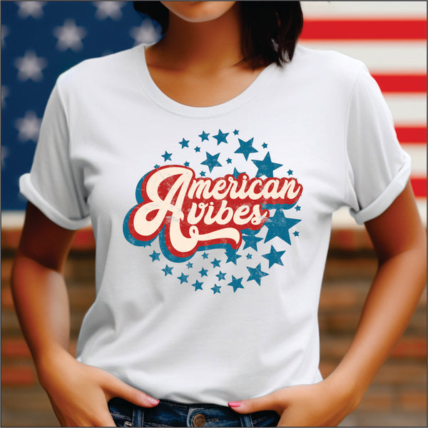 American Vibes with Stars – Sweet Tee Transfers