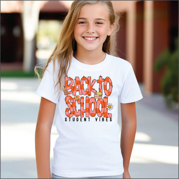 Back to School Student Vibes DTF Transfer – Sweet Tee Transfers
