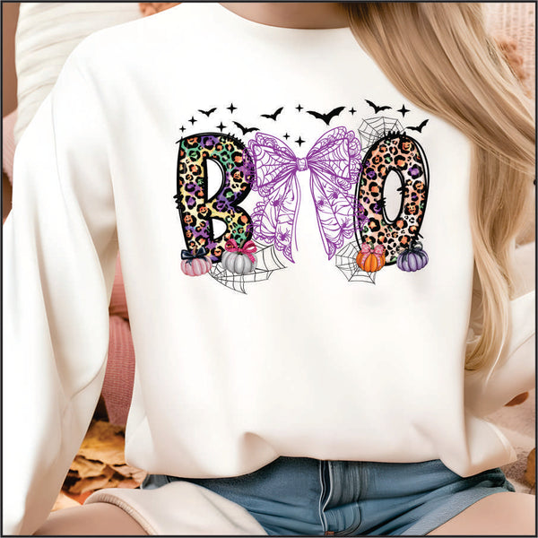 Boo Leopard and Lace DTF Transfer – Sweet Tee Transfers