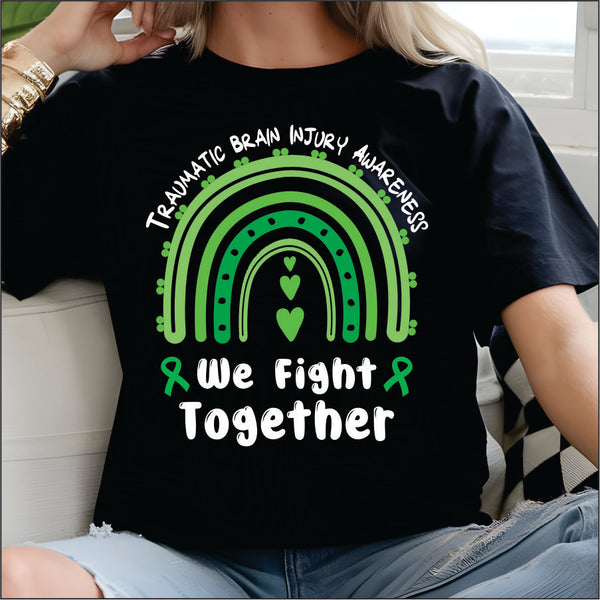 Brain Injury Awareness Rainbow DTF Transfer – Sweet Tee Transfers