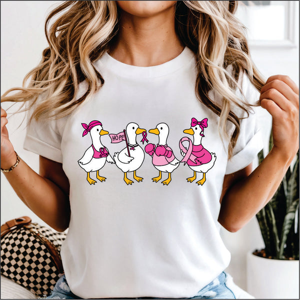 Breast Cancer Ducks – Sweet Tee Transfers