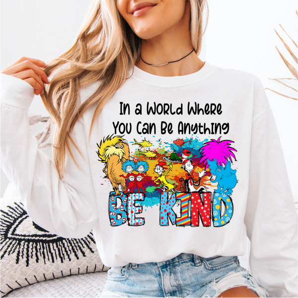 Dr Seuss Be Kind – Sweet Tee Transfers