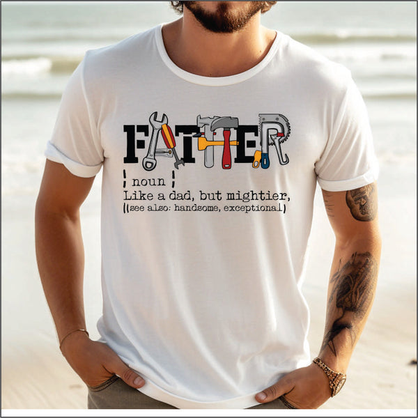 Father Words and Tools DTF Transfer – Sweet Tee Transfers