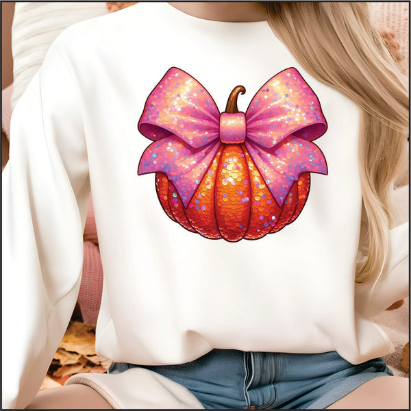 Faux Sequin Pumpkin DTF Transfer – Sweet Tee Transfers