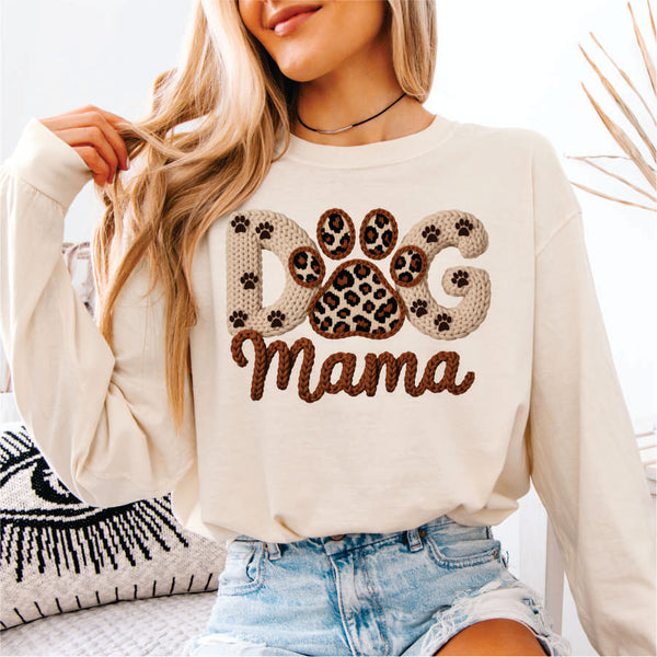 Faux Yarn Dog Mama – Sweet Tee Transfers