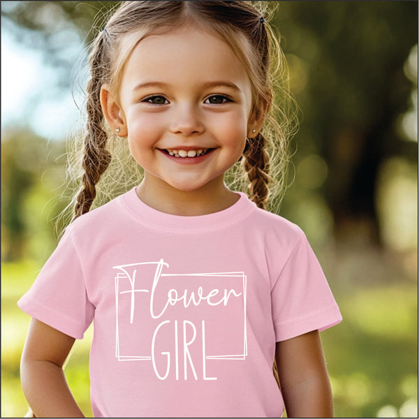 Flower Girl DTF Transfer – Sweet Tee Transfers