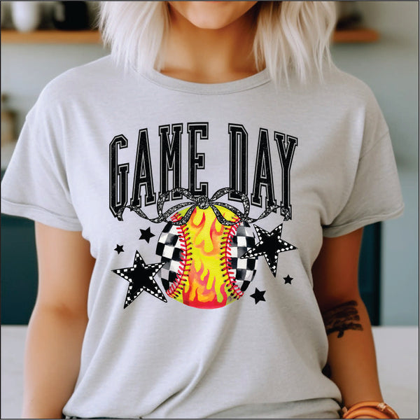 Softball Gameday with drip DTF Transfer – Sweet Tee Transfers
