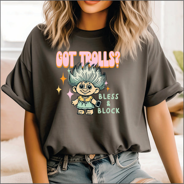 Got Trolls Bless and Block DTF Transfer – Sweet Tee Transfers