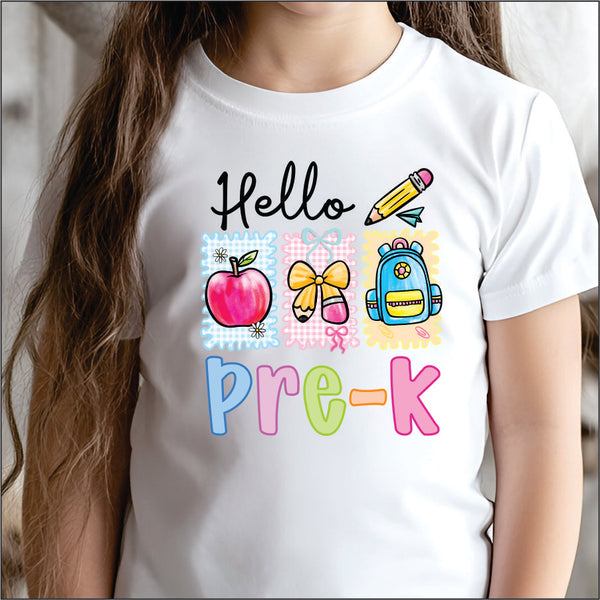 Hello Pre K – Sweet Tee Transfers