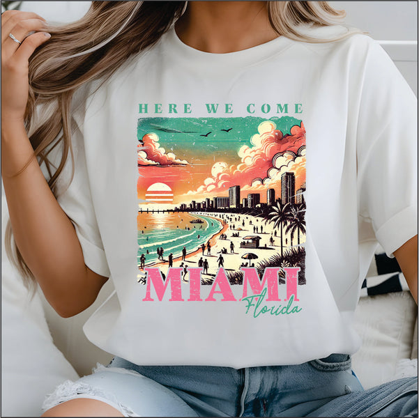 Miami Summer DTF Transfer – Sweet Tee Transfers