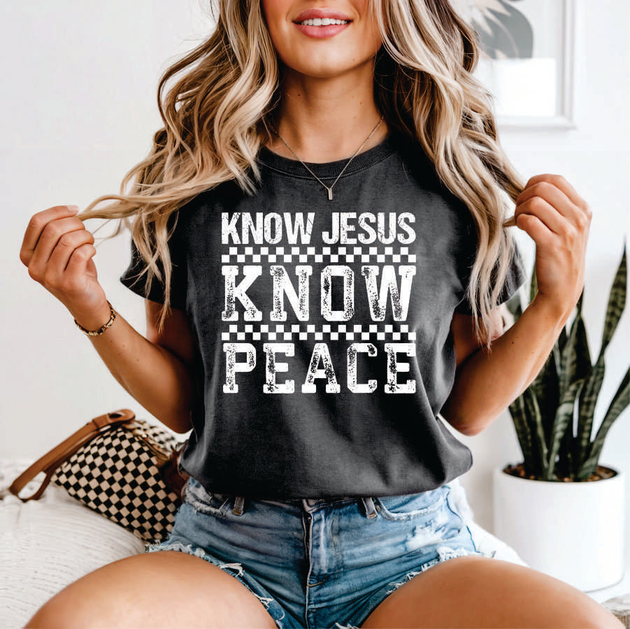 Know Jesus Know Peace – Sweet Tee Transfers