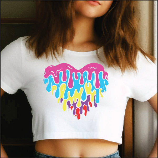Melting Heart DTF Transfer – Sweet Tee Transfers