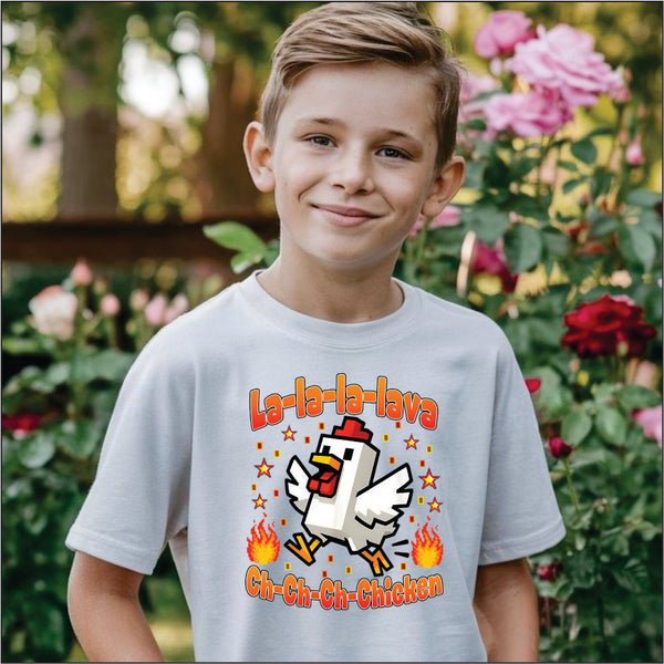 Lava Chicken DTF Transfer – Sweet Tee Transfers
