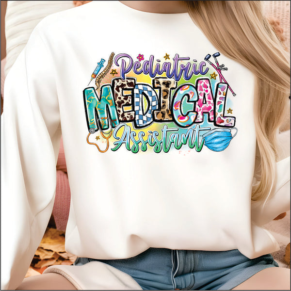 Pediatric Medical Assistant DTF Transfer – Sweet Tee Transfers