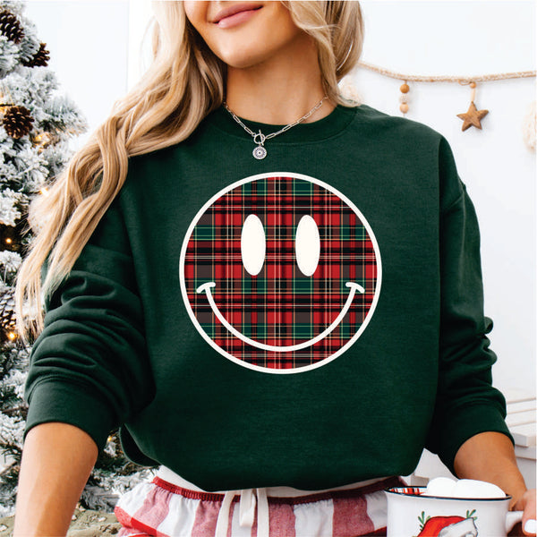 Plaid Smiley – Sweet Tee Transfers