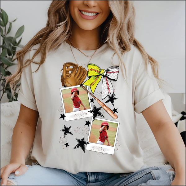 Polaroid Baseball & Softball with Double Frame DTF Transfer – Sweet Tee ...