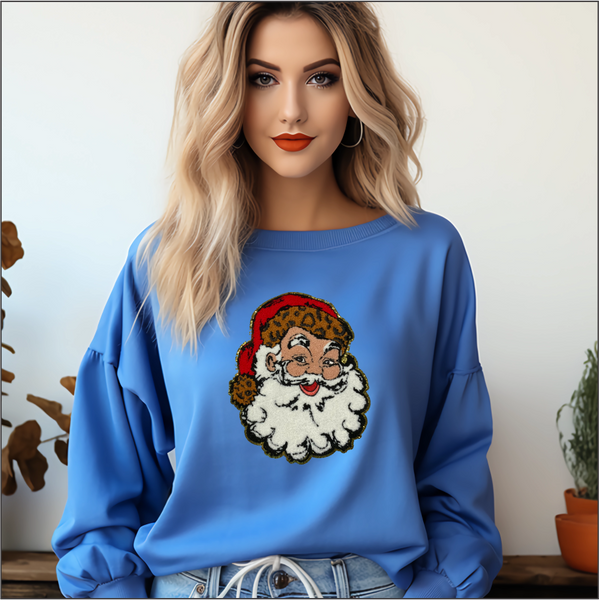 Santa Red Hat Chenille Patch – Sweet Tee Transfers