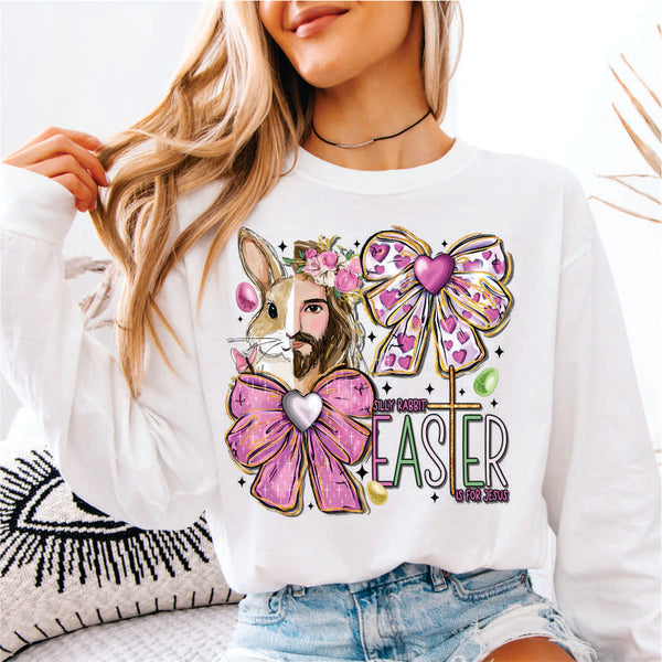 Silly Rabbit Easter is for Jesus – Sweet Tee Transfers