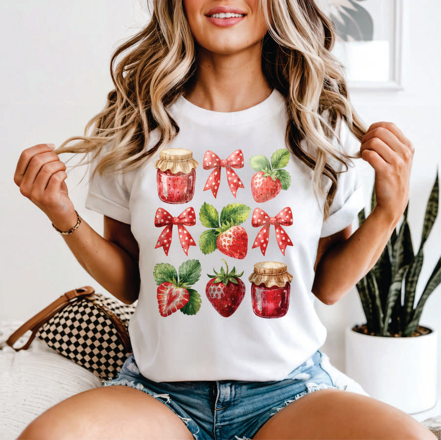 Strawberry Coquette – Sweet Tee Transfers