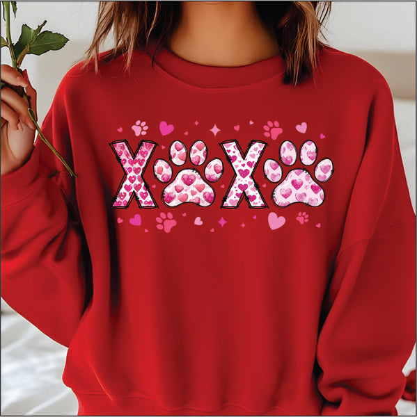 XOXO Paws DTF Transfer – Sweet Tee Transfers